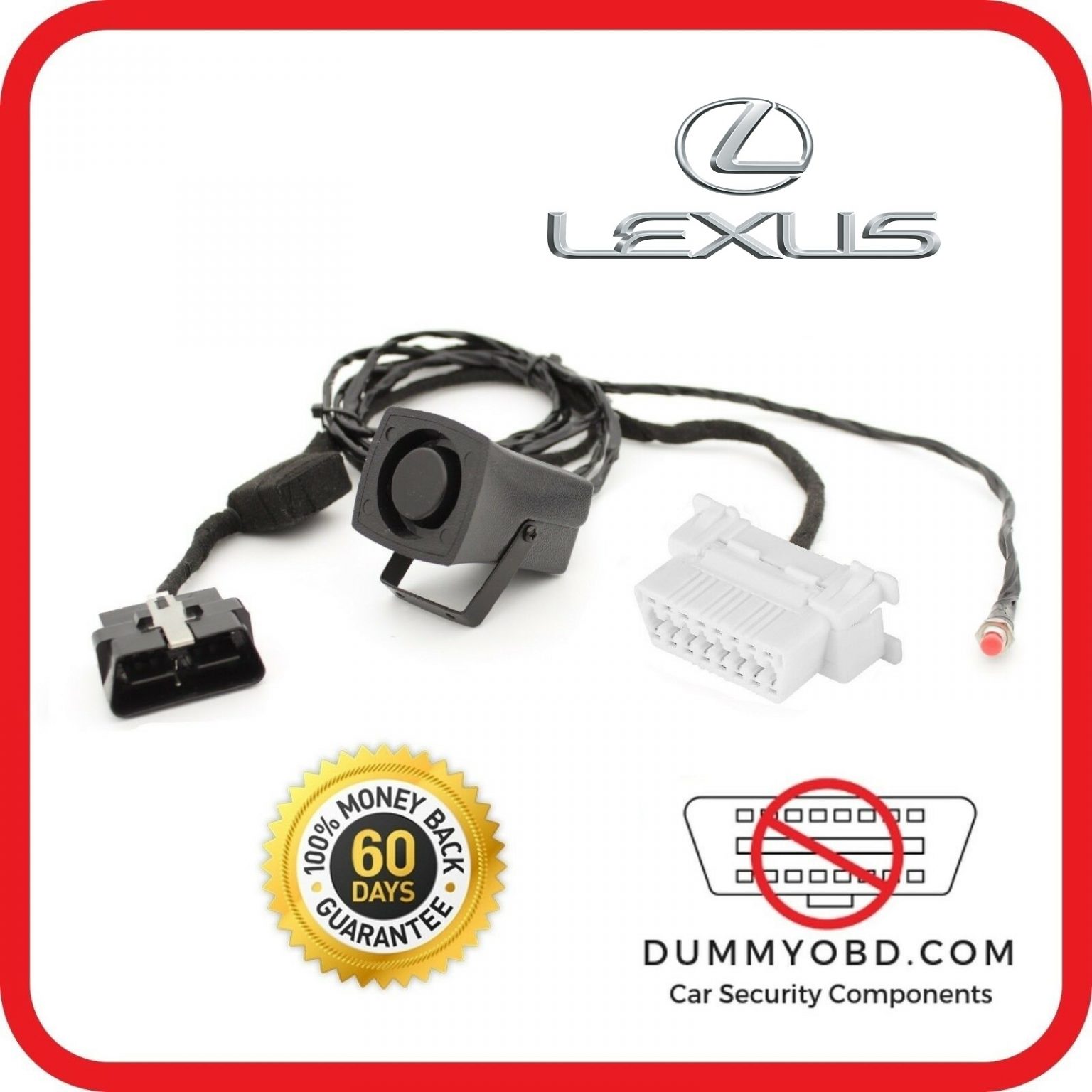 Lexus dummy OBD port with powered siren | Dummy OBD
